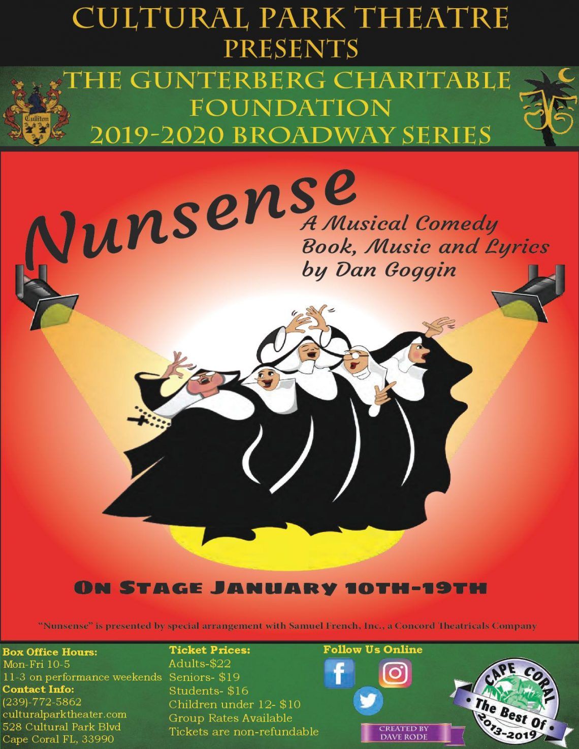 ‘Nunsense’ play dates, times and ticket information | ArtSWFL.com