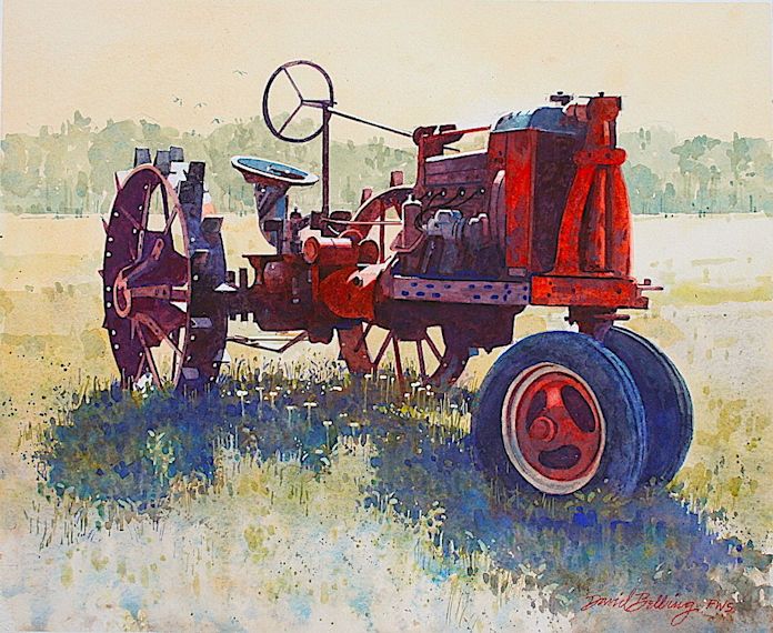 David Belling’s tractor paintings evoke lingering memories of the past ...