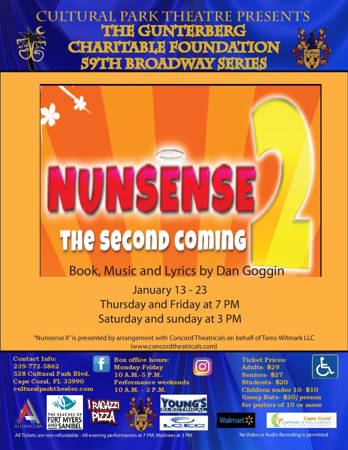 ‘Nunsense 2’ play dates, times and ticket information | ArtSWFL.com