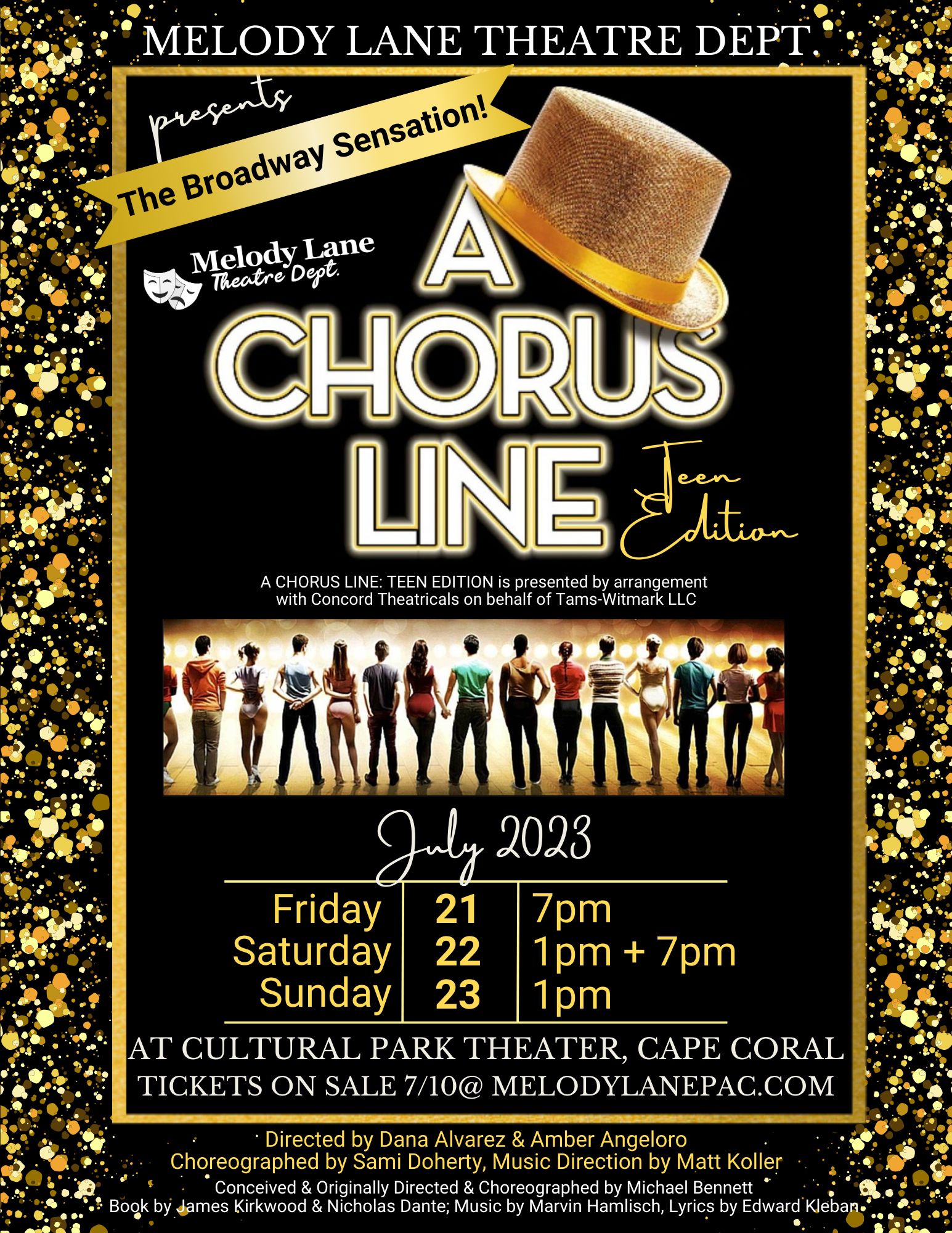 ‘Chorus Line’ play dates, times, cast and tickets | ArtSWFL.com