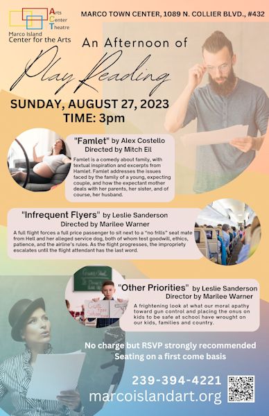 Sanderson featured by Arts Center Theatre’s ‘Afternoon of Play Readings ...
