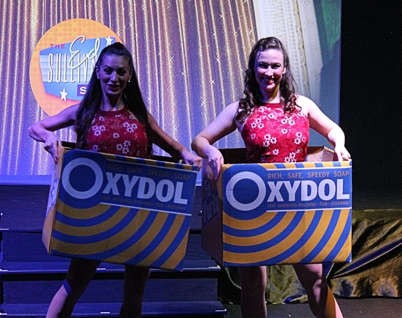 Focus on ‘White Christmas’ Oxydol girls Tristina Timm and Lauren Harris ...